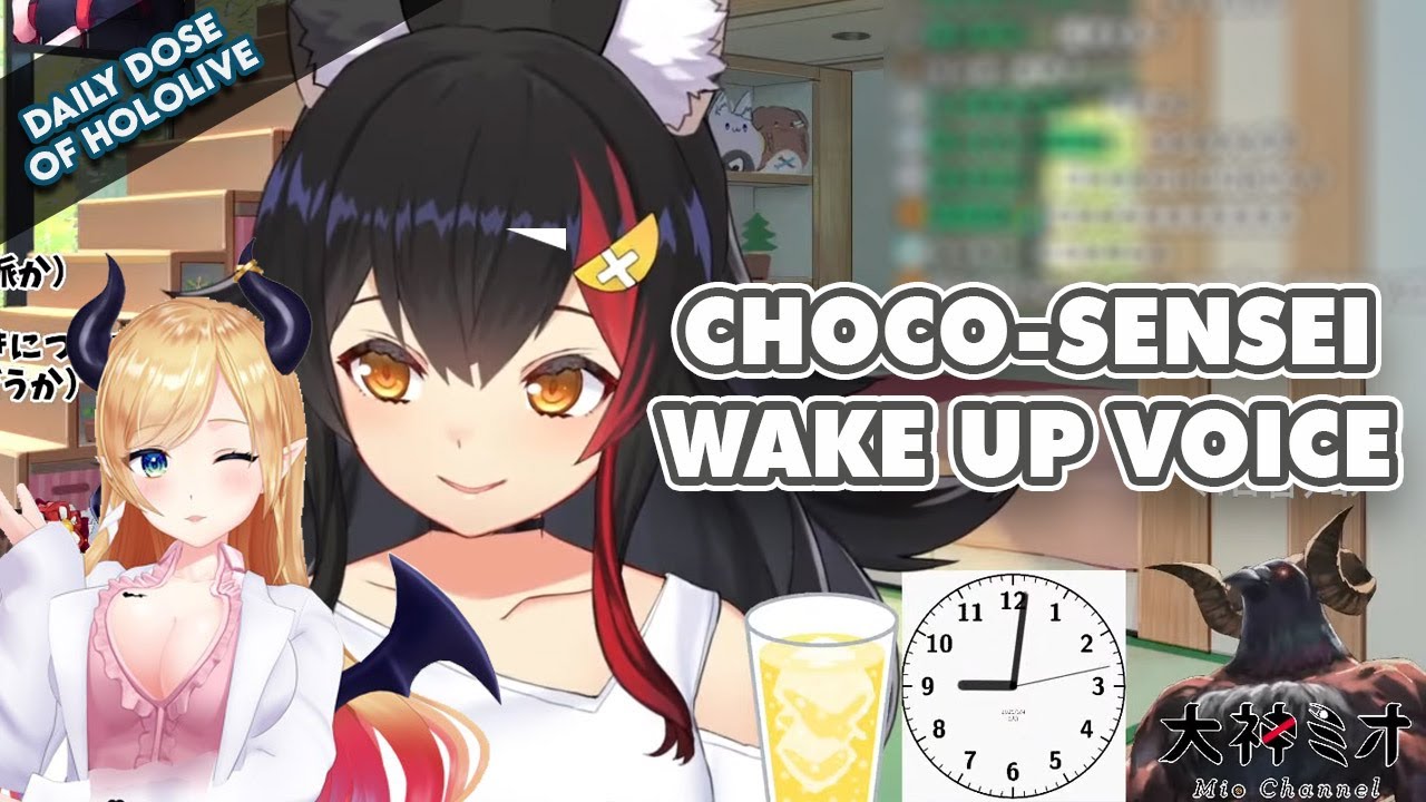 Choco-sensei finally Wake up after sleeping for a whole day - YouTube
