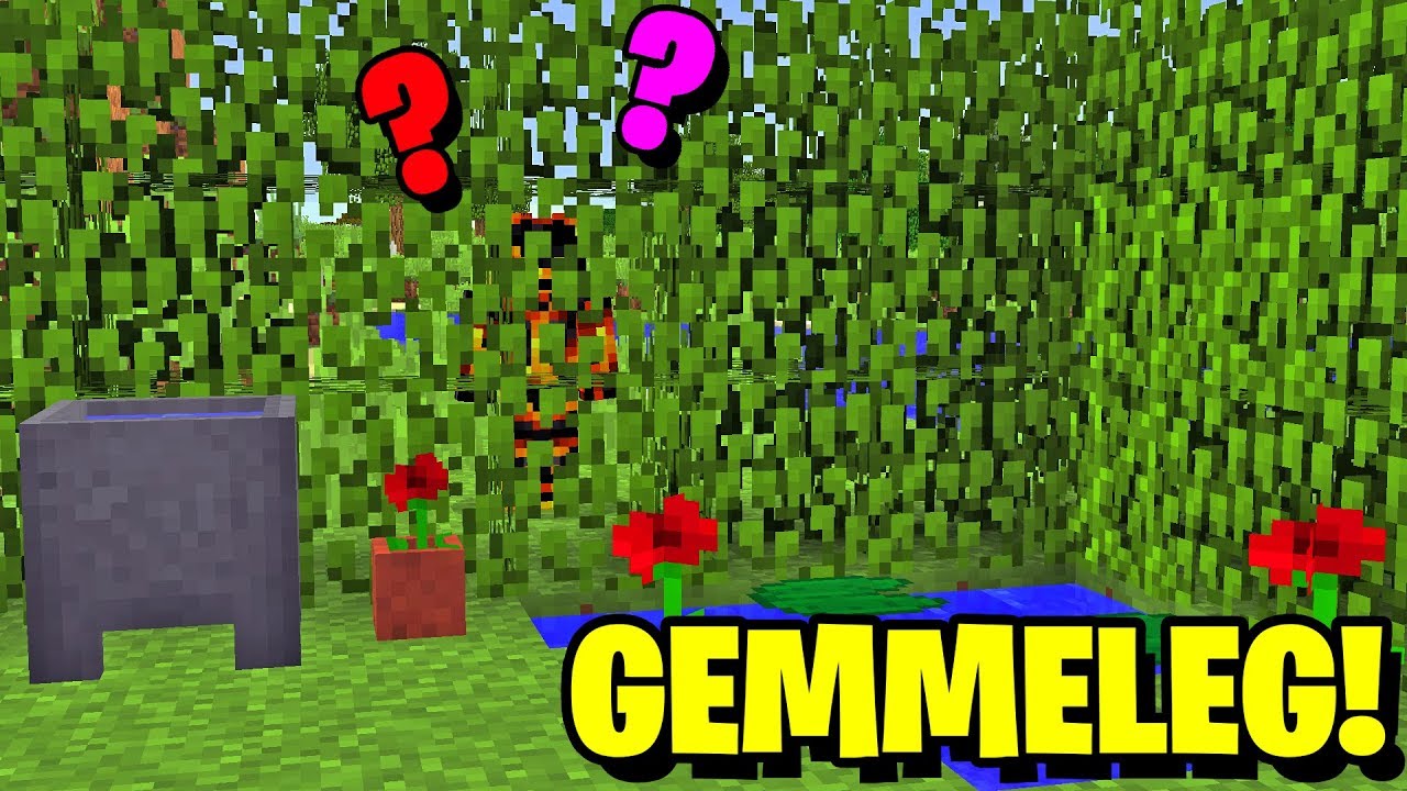 JEG ER DEN BEDSTE TIL *GEMMELEG*!? Dansk Minecraft - YouTube