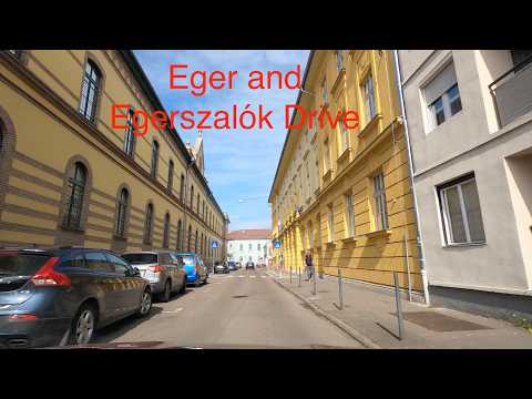 Eger and Egerszalók - Driving in Hungary (4K)