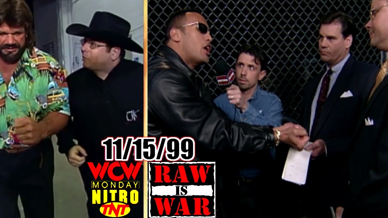 WWF RAW vs. WCW Nitro - November 15, 1999 Full Breakdown - Austin Car ...