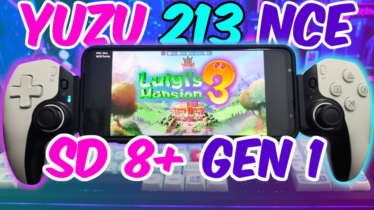 Yuzu Emulator (Android) Luigi's Mansion 3 | Snapdragon 8+ Gen 1 | ROG6 ...