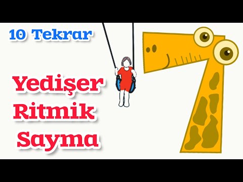 Yedişer Ritmik Sayma (10 Tekrar) 70'e Kadar...