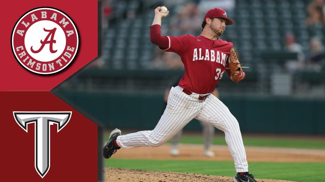 Troy vs Alabama Baseball Highlights | College Baseball Highlights 2023 ...