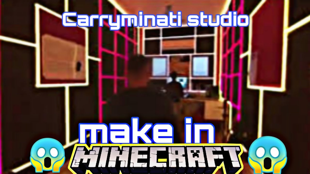 How to make Carryminati studio in Minecraft - YouTube