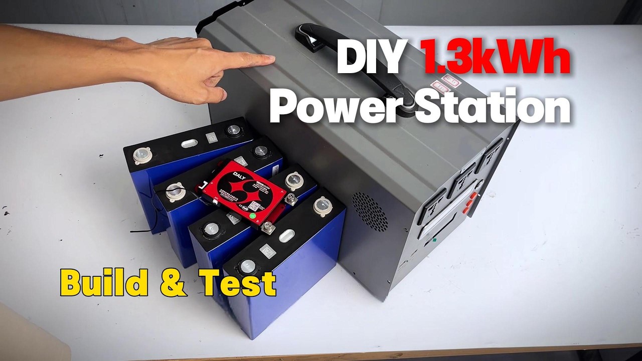 Building a 1.3kWh Portable Power Station (Detailed Guide!) - YouTube