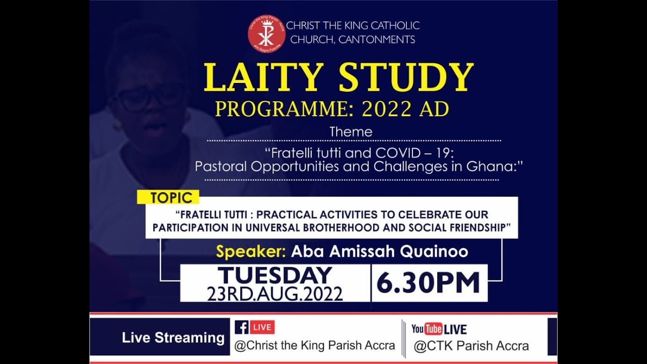 LAITY STUDY PROGRAMME WEEK 5 - YouTube