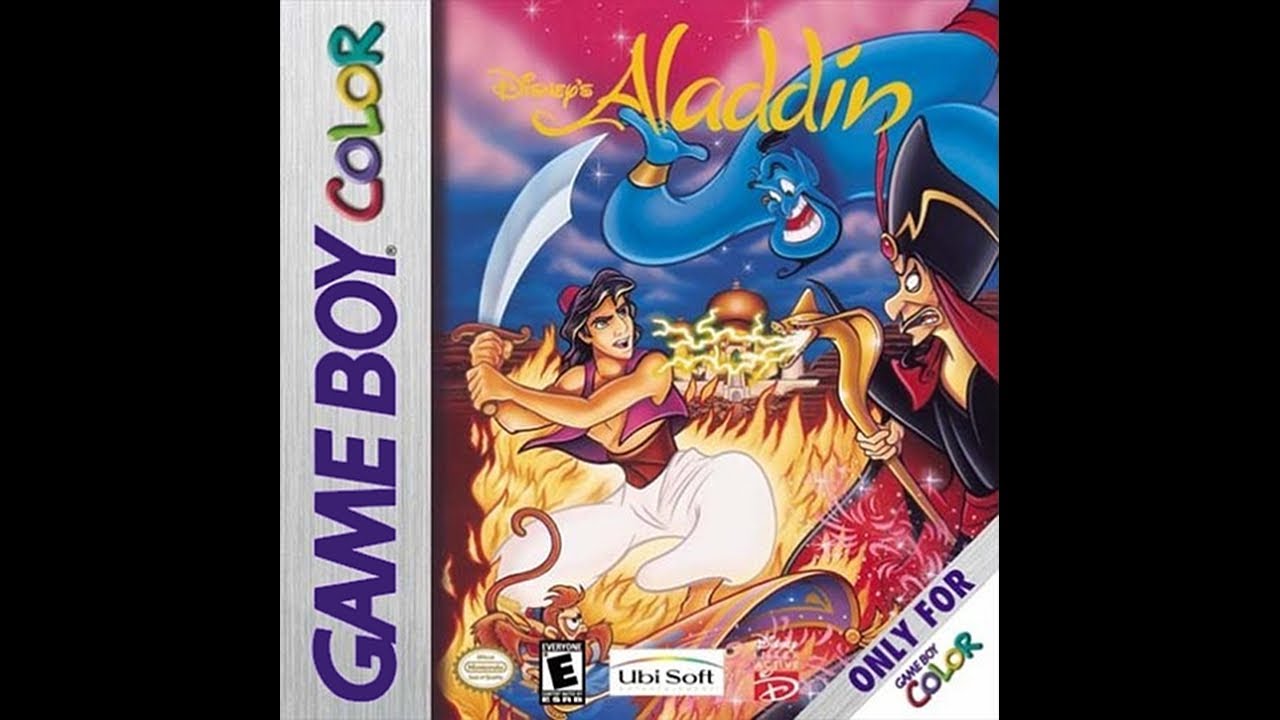 Game Boy Color - Aladdin 'Intro & Demo' - YouTube