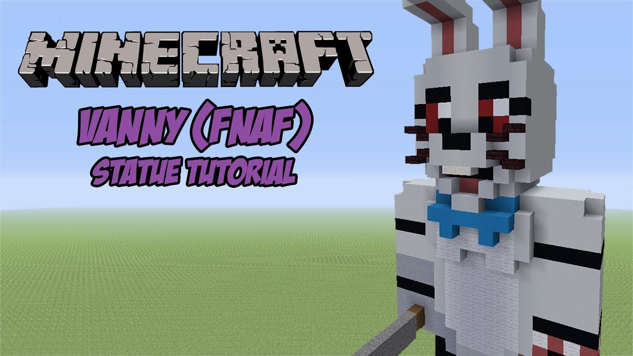 Minecraft Tutorial: Vanny (FNAF: Security Breach) Statue - YouTube