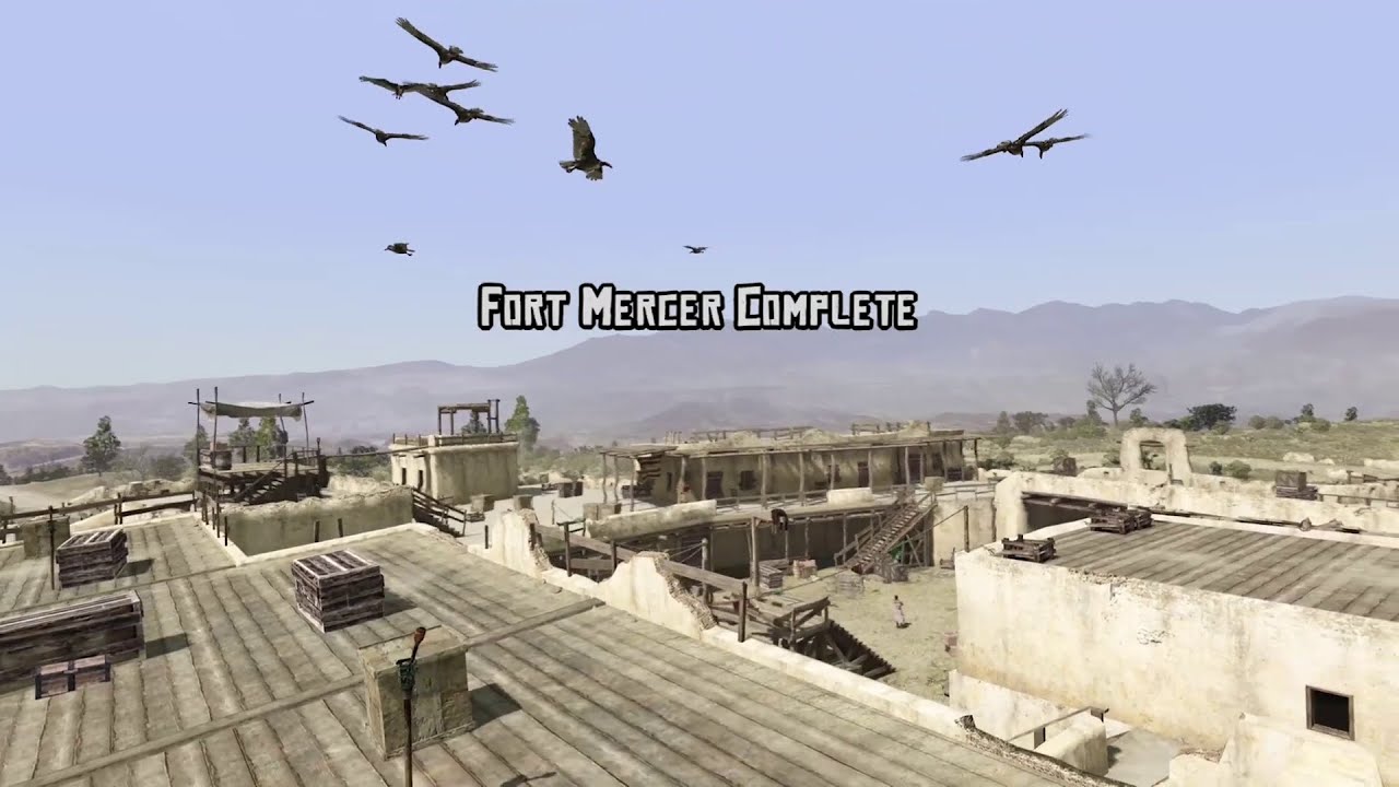 red dead redemption | fort mercer complete - YouTube