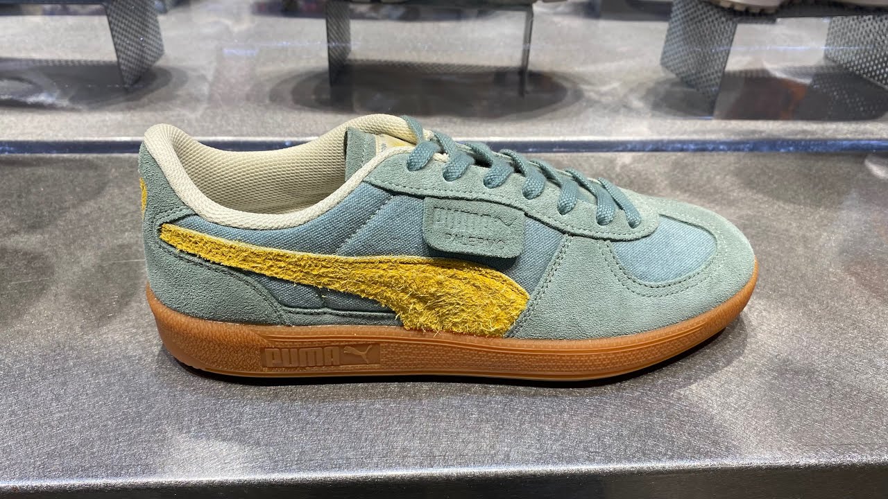 Puma Palermo Weathered (Green Moon/Sunny Yellow) - Style Code: 401722 ...