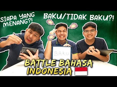 BATTLE BAHASA INDONESIA JEROME & KAKAK ADIK! TERNYATA SUSAH!?