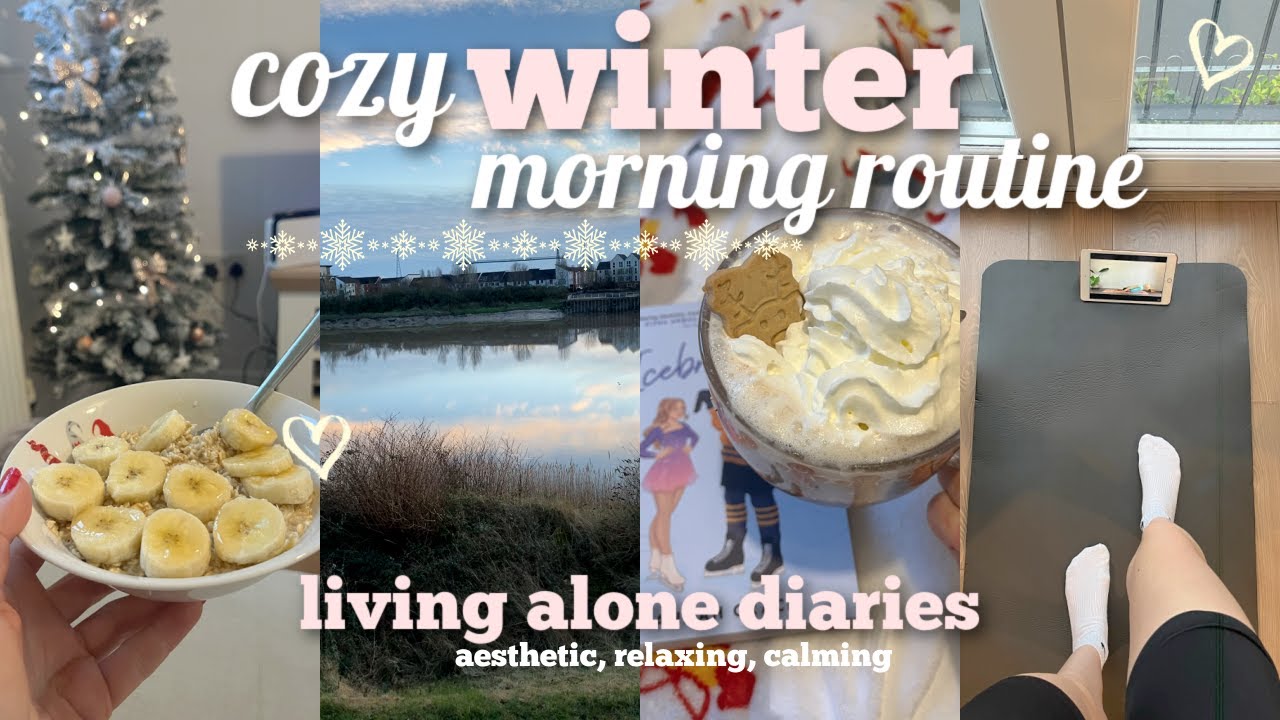 Cozy Winter Morning Routine ️ Vlogmas Living Alone Diaries Aesthetic