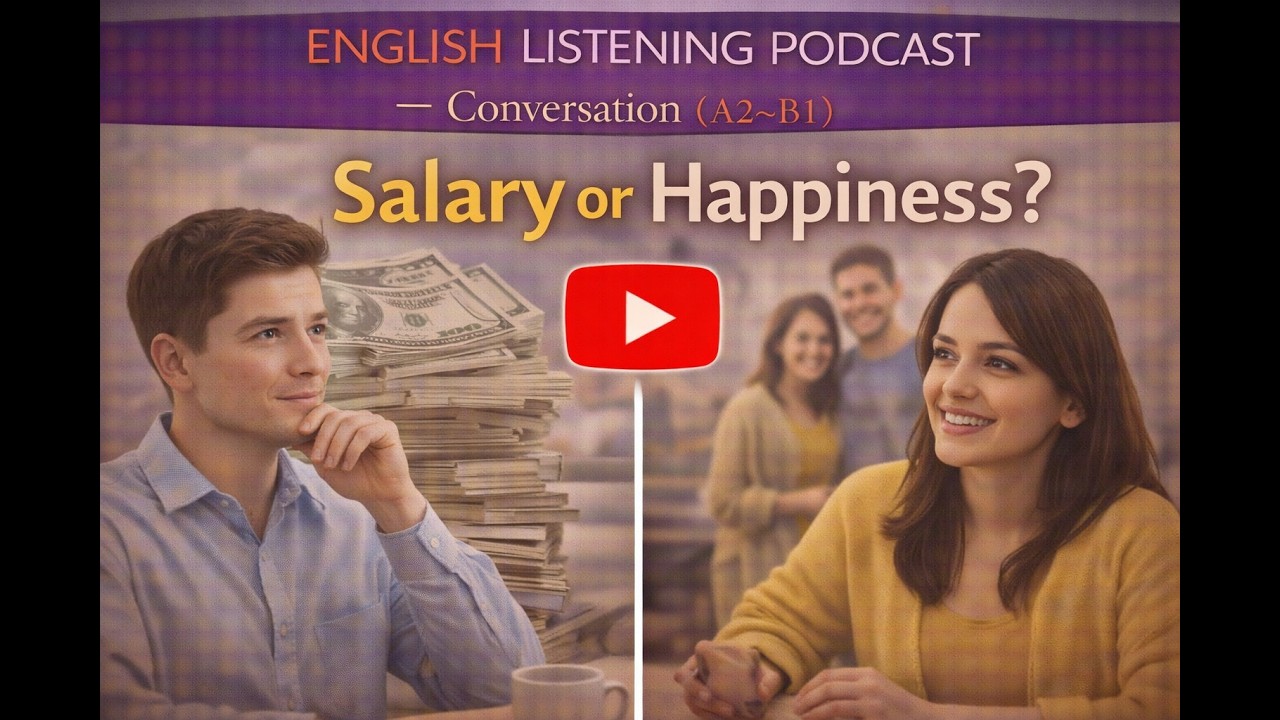 Money vs Happiness 💰 | English Listening Conversation (A2–B1) - YouTube