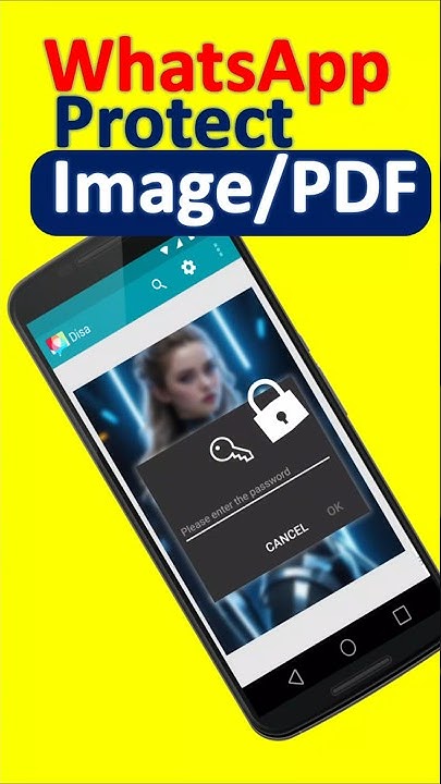 Send Password Protected Photos on WhatsApp How to Send Photo with Password #tips #whatsapp - YouTube