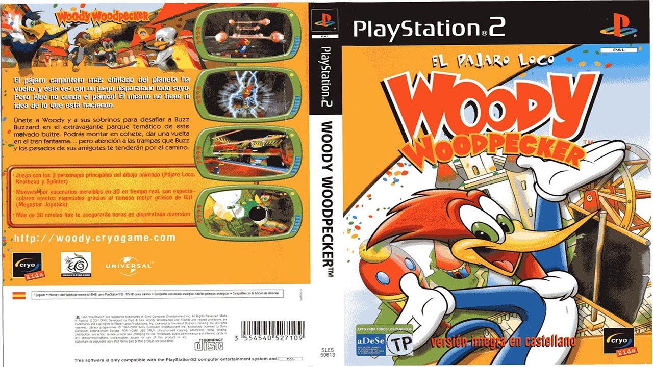 Woody Woodpecker [Multi5] PS3 PKG - YouTube