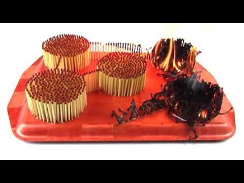 This Man Did A Domino Effect Using Fire The Result Fantastic! Tasify ...