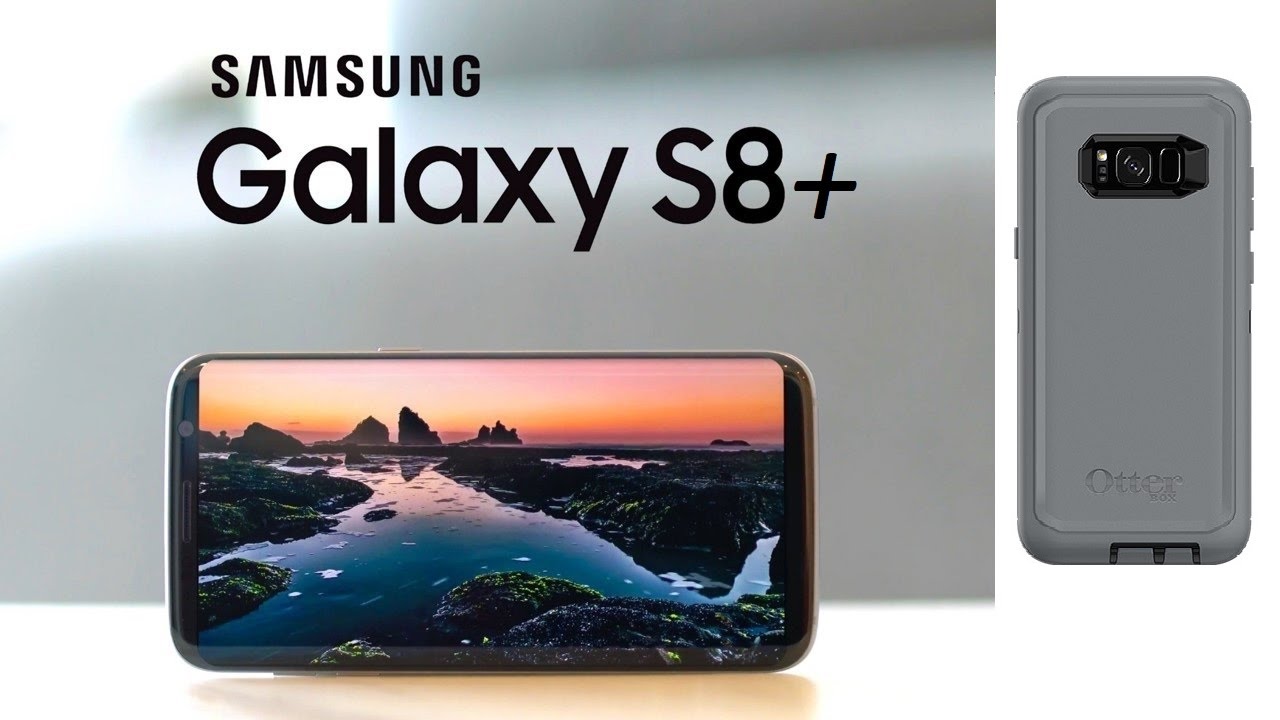 Samsung Galaxy S8 Plus & Otterbox Defender Case install - YouTube