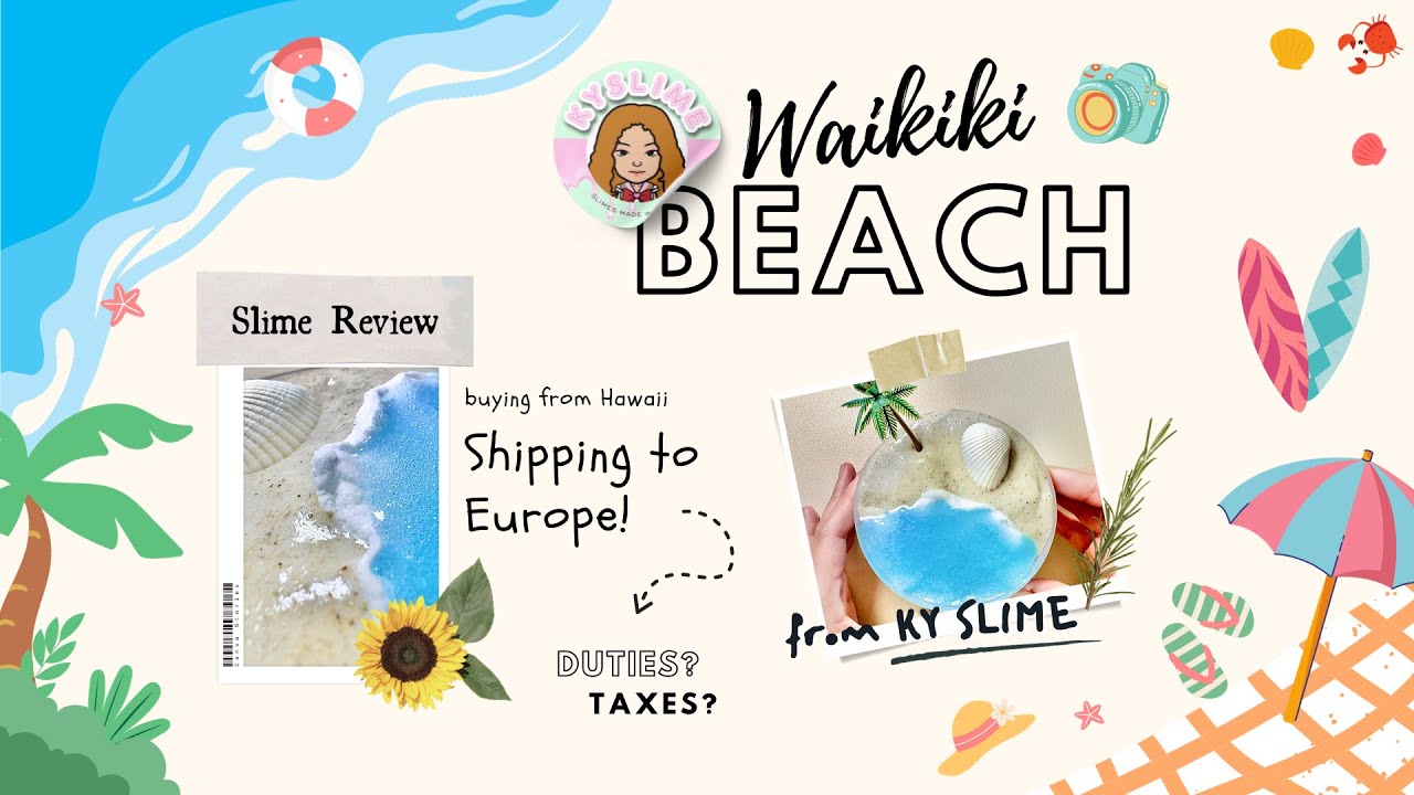 KY Slime - Waikiki Beach | Slime Review ASMR Session | Meellow Mittens ...