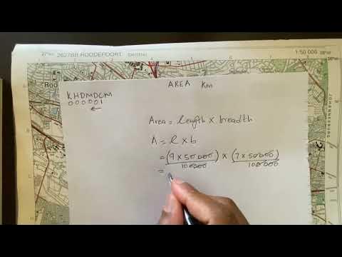 Geography Mapwork: How to calculate Area on a map - YouTube