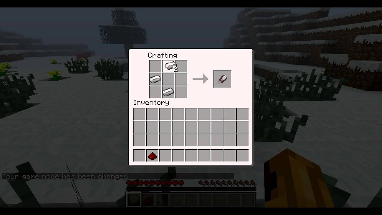How to craft a compass in minecraft! - YouTube