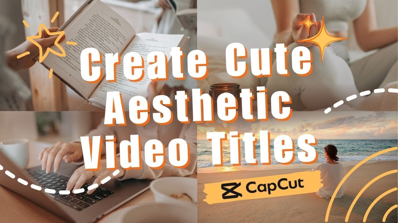 How to Create This Cute and Aesthetic Video Title for Your Edits in the ...