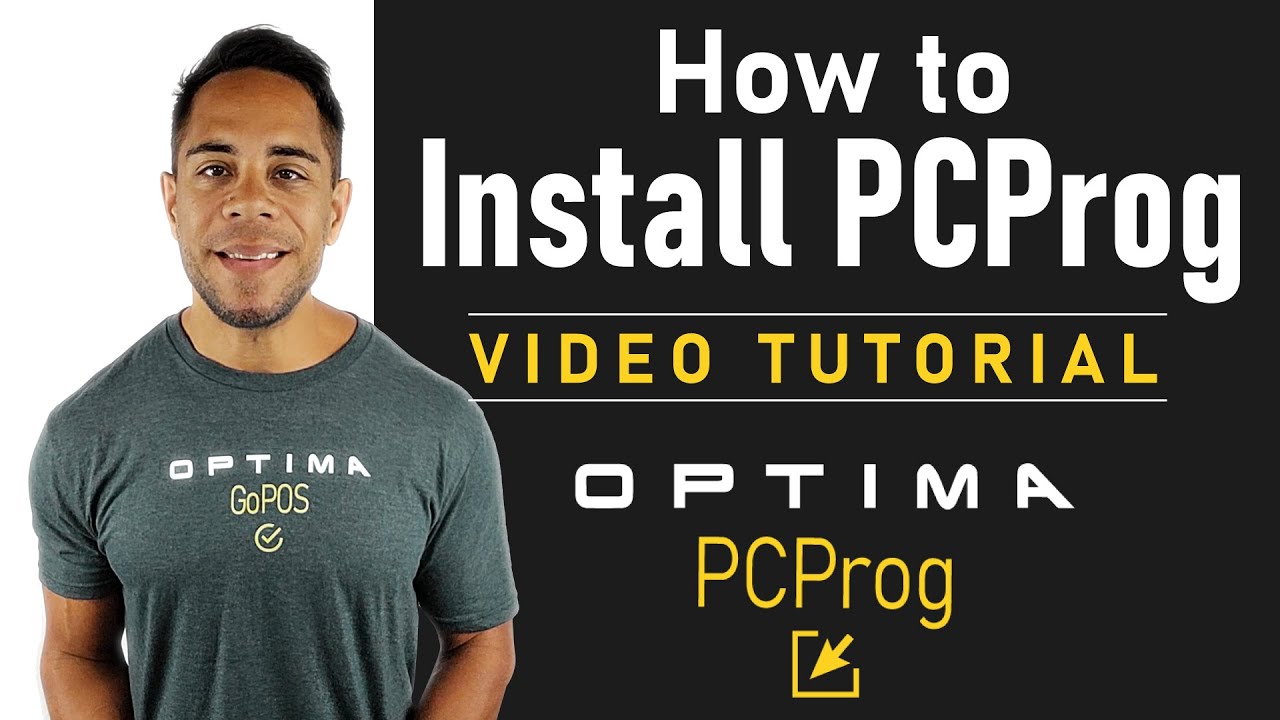 How to Install Optima PCProg Software - YouTube
