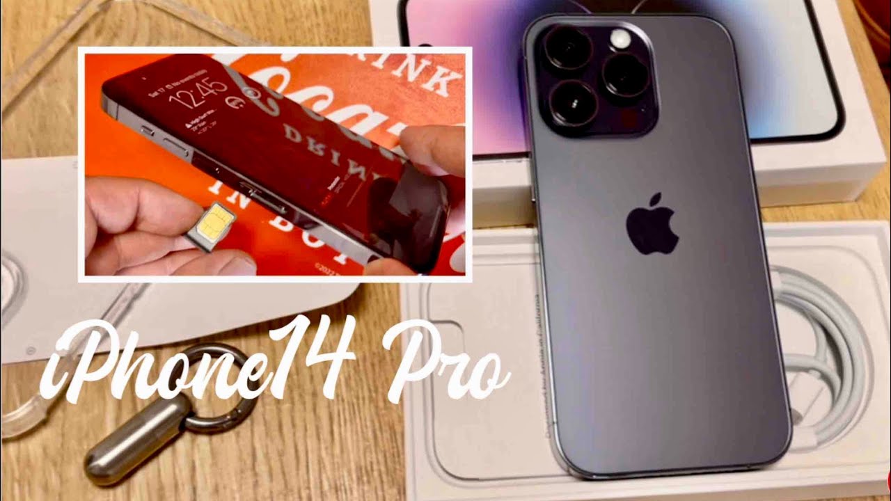 With Sim Card Slot| iPhone 14 Pro Deep Purple Unboxing - YouTube