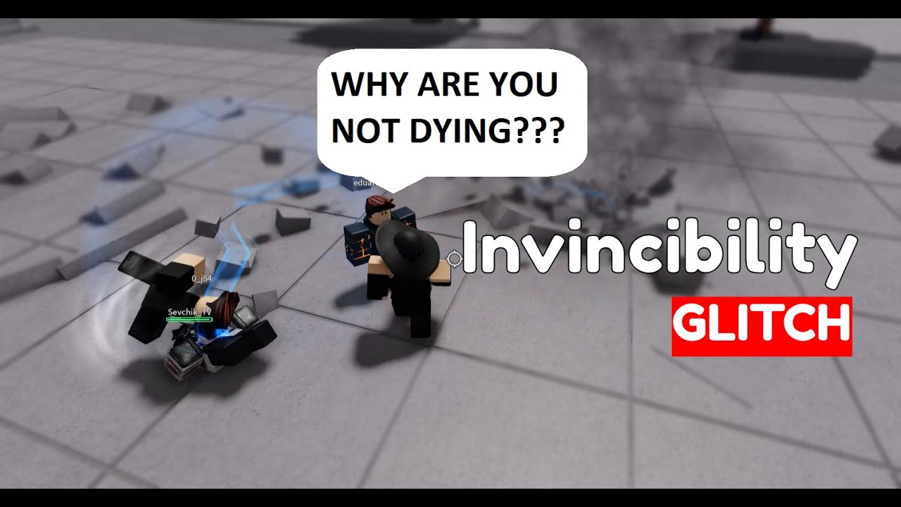 INVINCIBILITY GLITCH In The Strongest Battlegrounds - YouTube