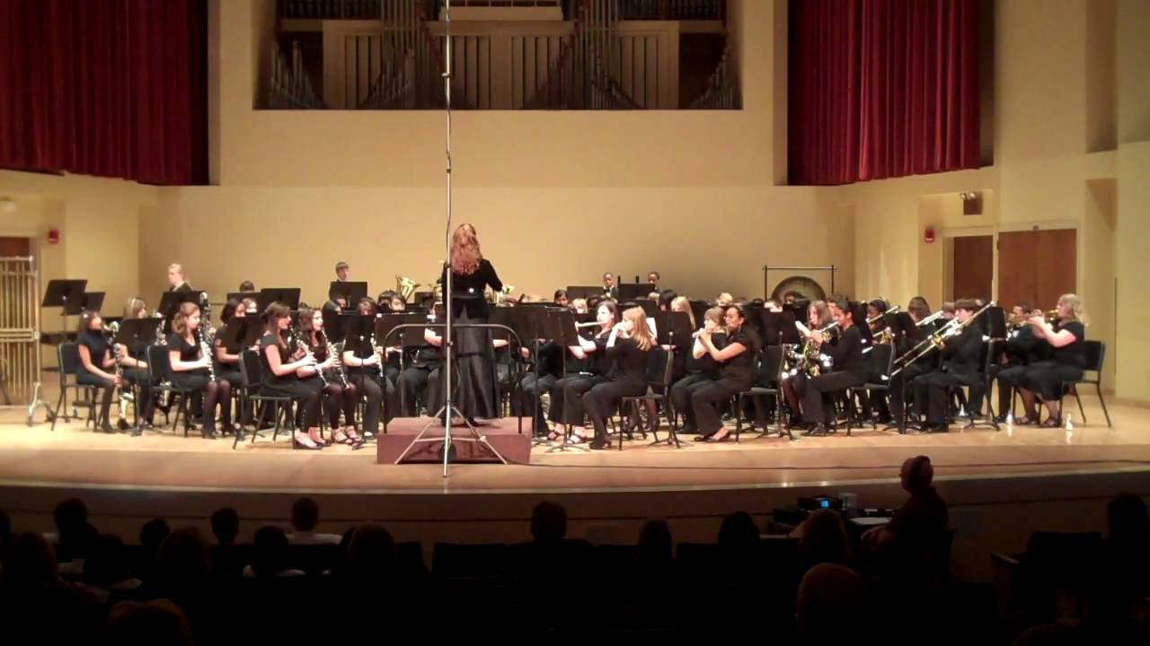 Oliver Middle School Advanced Band performs Exhilaration - YouTube