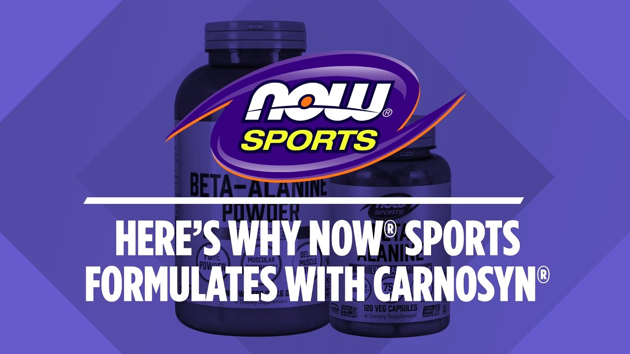 Here's Why NOW® Sports Formulates With CarnoSyn® - YouTube