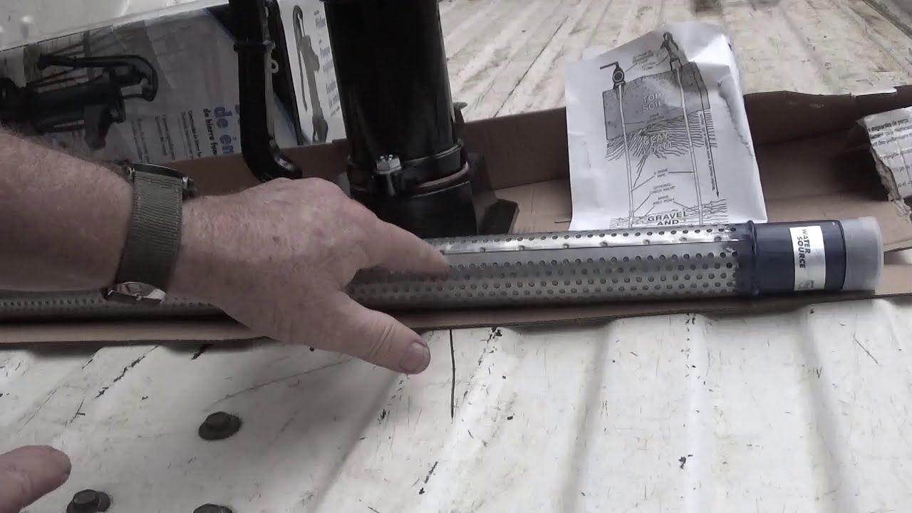 drive point for a water well for shallow wells - YouTube