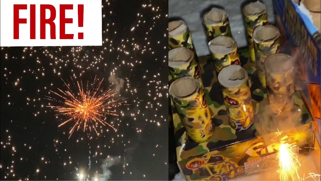 FIRE! Mini Noab Firework! | (Lighting Fireworks!) - YouTube