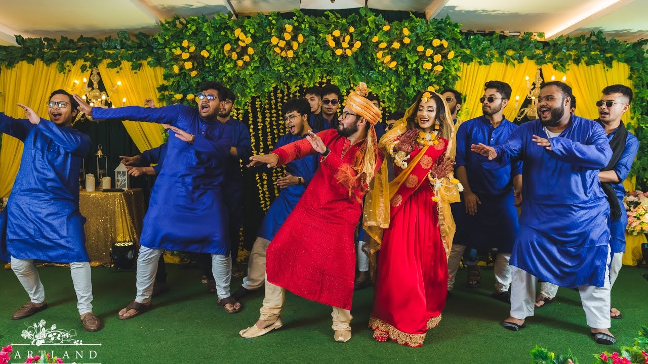 Holud Dance Performance || Riasat & Rothi #holud_performance # ...