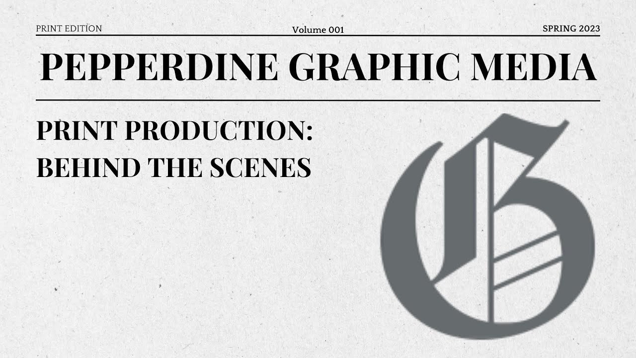 Behind the Scenes of Graphic Print Production - YouTube