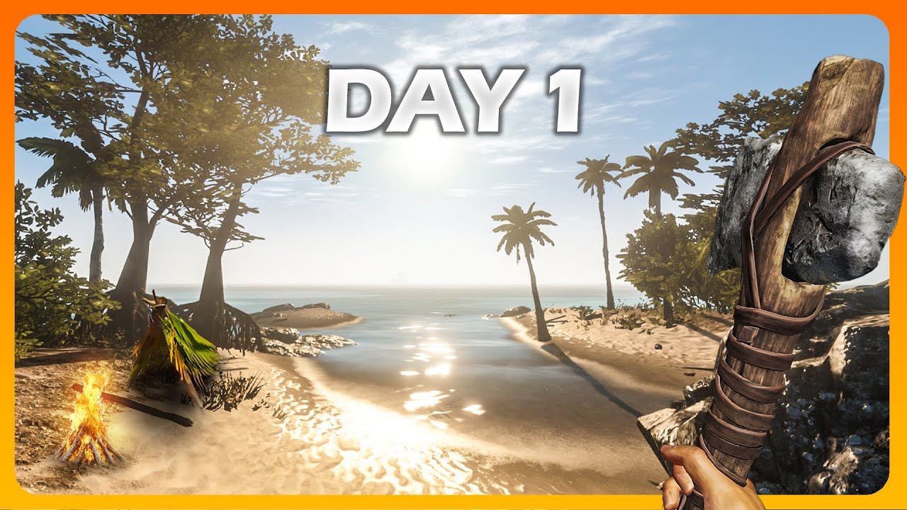 DAY 1 in the Most STUNNING Ocean Survival Game - YouTube