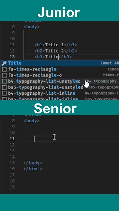 Junior Programmer Vs Senior Programmer | Programmer Mithon #html #html5 #coding #webdesign - YouTube