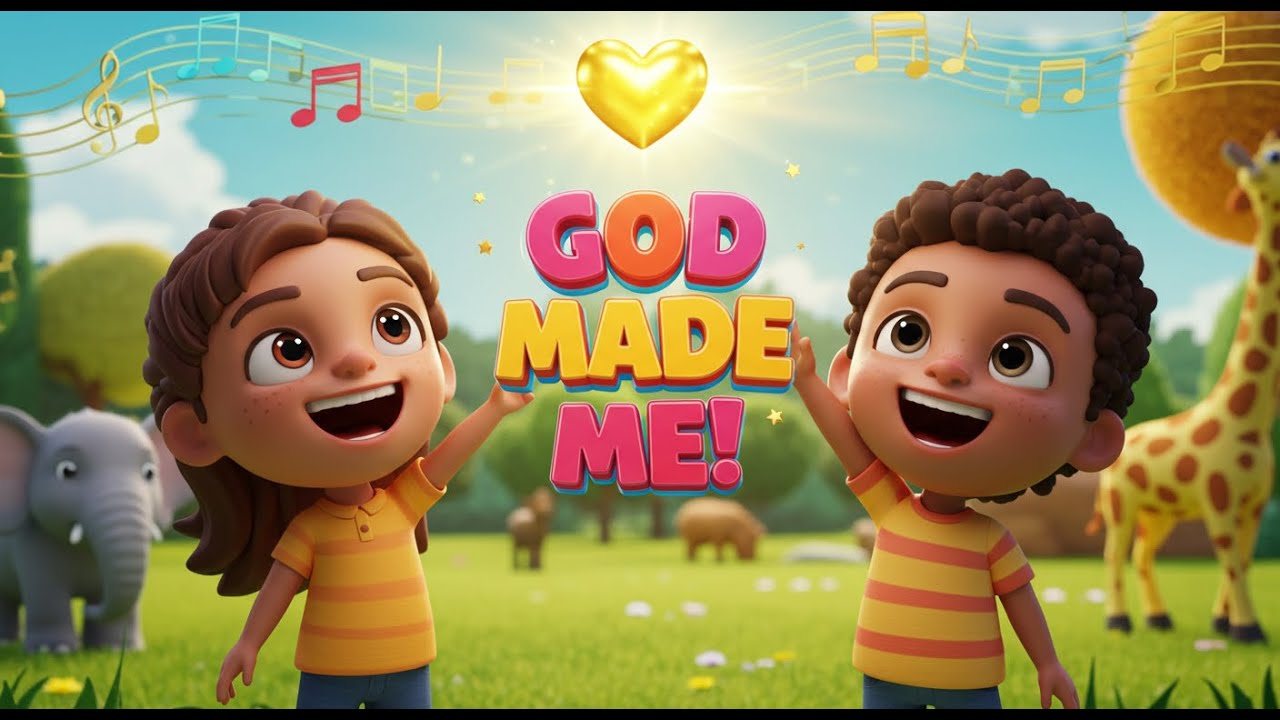 God Made Me | I am Fearfully and Wonderfully Made | Kids Worship Song ...