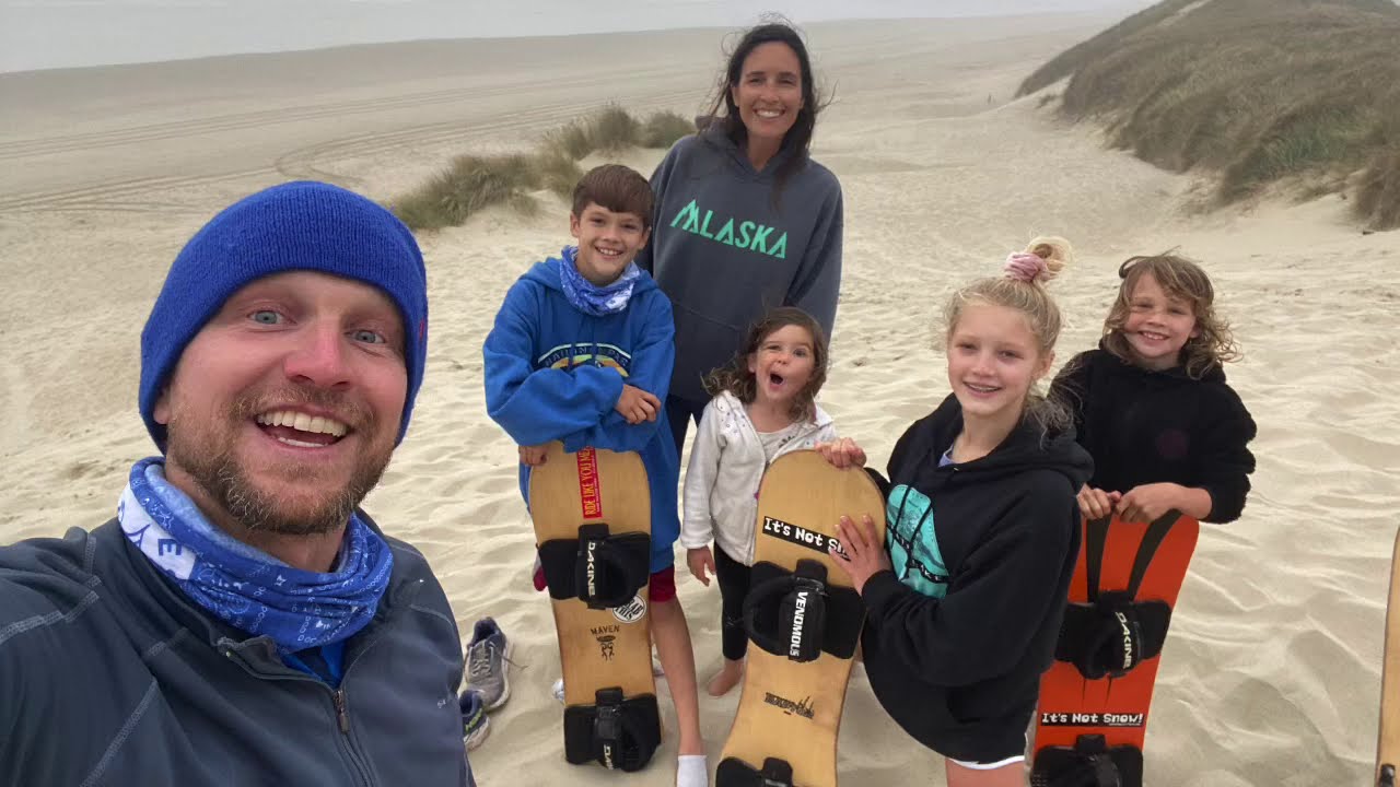 Sandboarding the Oregon Dunes! - YouTube