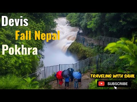 Davis Fall || Dengerous Waterfall Of Nepal || Traveling with sahil # ...
