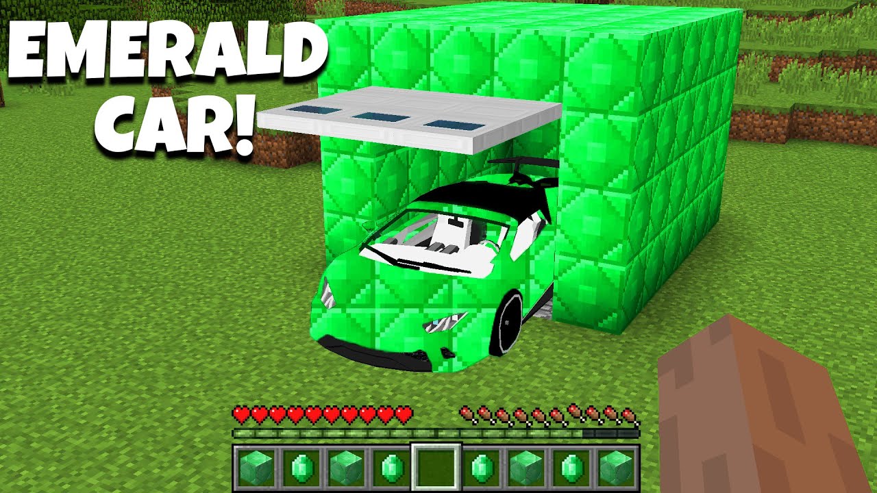 Opened EMERALD GARAGE AND FOUND A SUPERCAR in Minecraft ! MOST ...