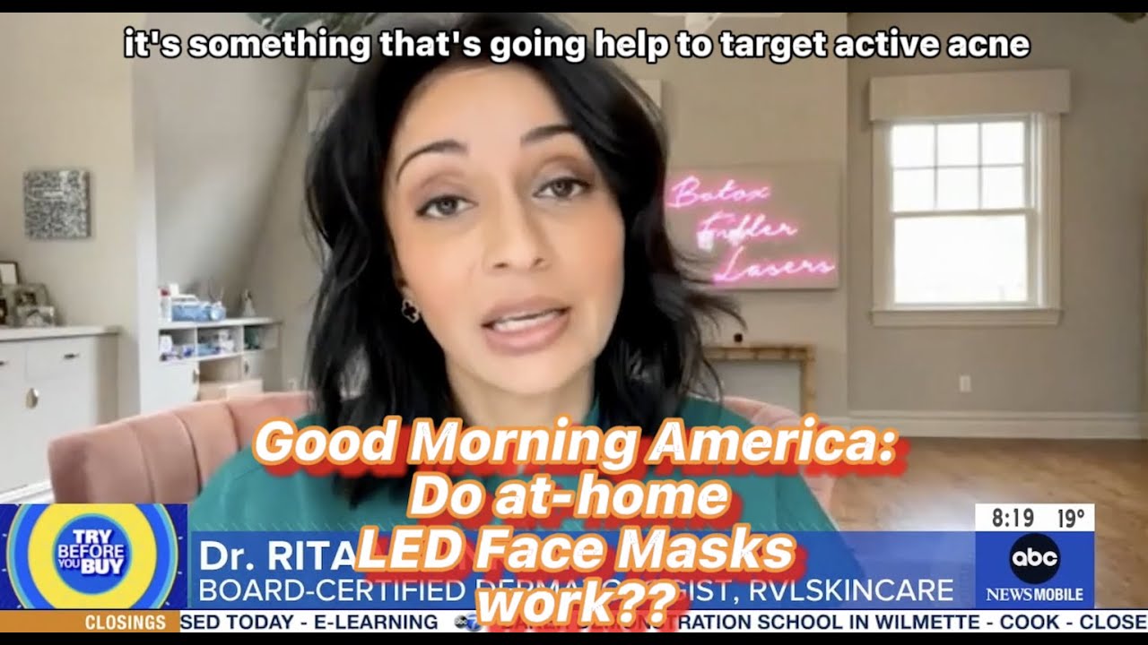 Good Morning America: Do at-home LED Face Masks work?? - YouTube