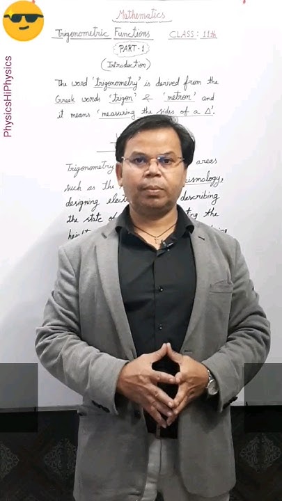 Trigonometric Functions Class 11th PART-1 An Introduction, Basic Knowledge of Trigonometry, # ...