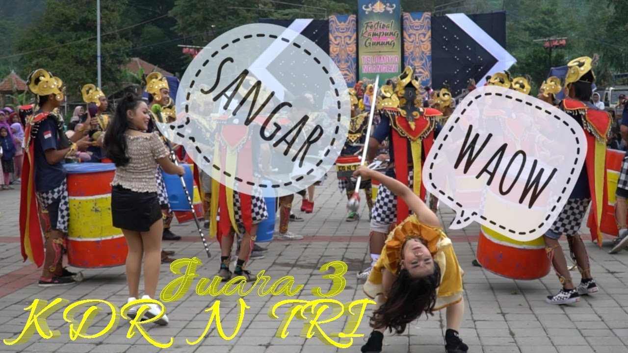 AKSI MAYORET KAYANG !! DRUMBLEK KDR N TRI [Juara 3] - Festival Kampung ...