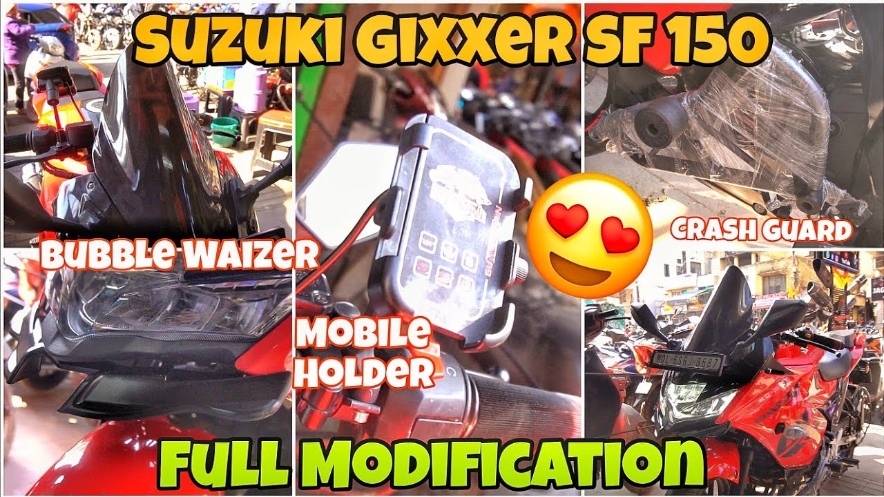 Suzuki Gixxer SF 150 Modified | Gixxer SF 150 Modification | Gixxer ...