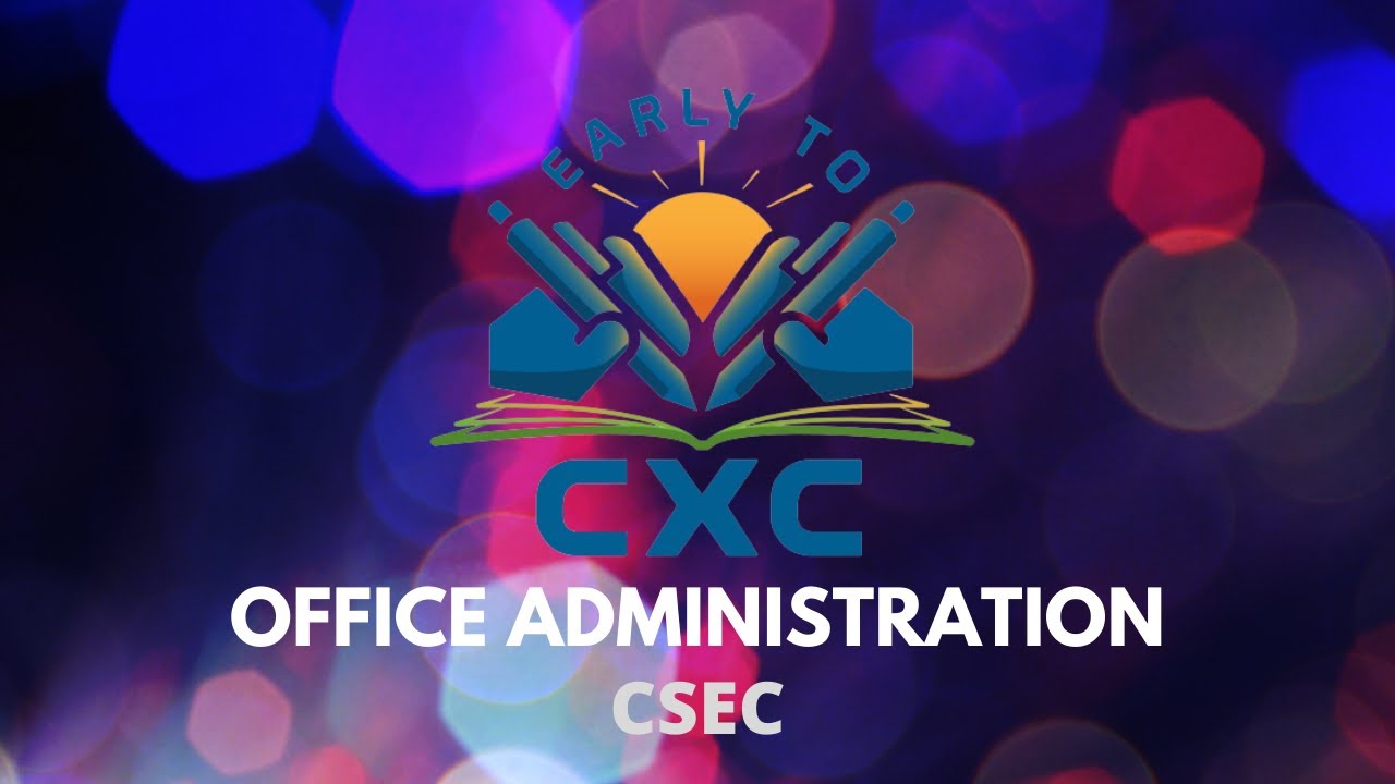 Early to CXC CSEC Office Administration Human Resource Management - YouTube