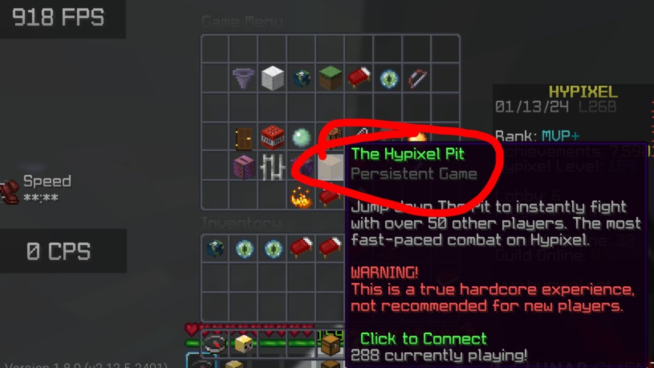 the worst legit hypixel pit player - YouTube