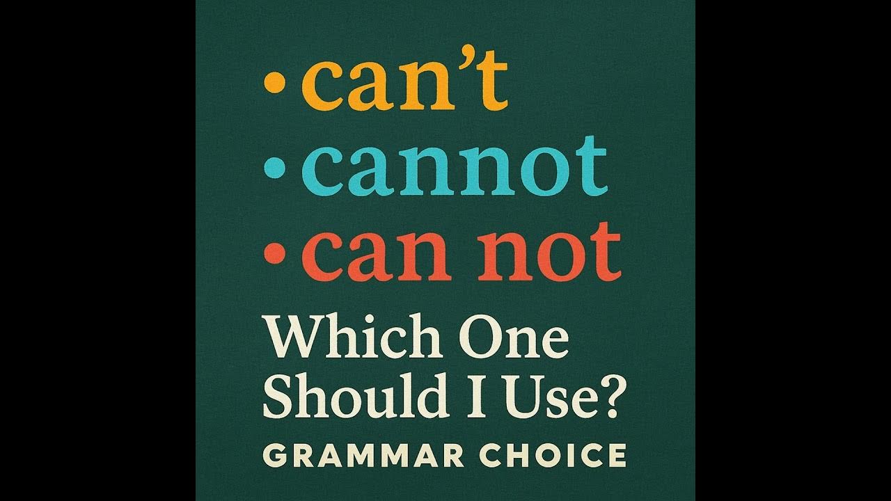 heldio #318. can't, cannot, can no - YouTube