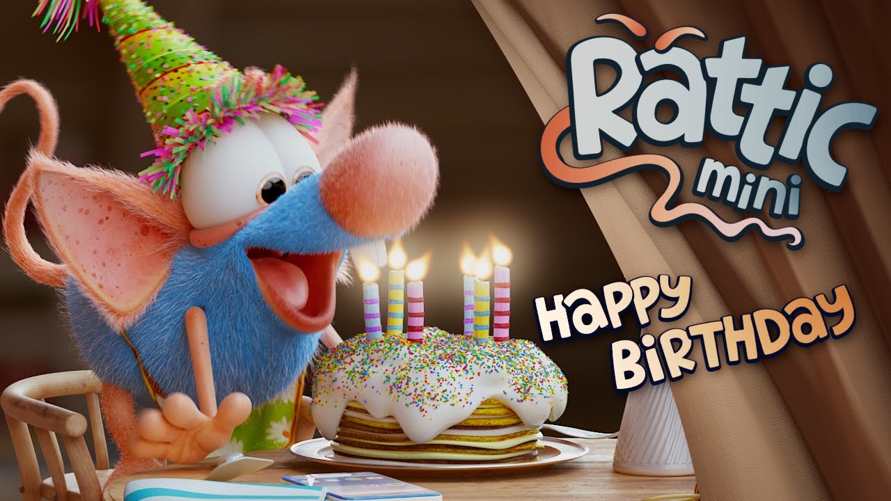 Rattic Mini – Happy Birthday | Funny Cartoons For Kids - YouTube
