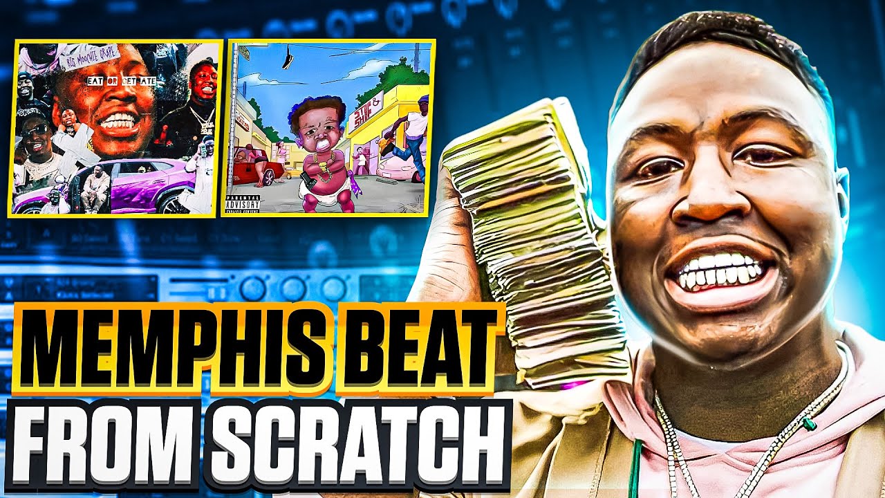 How to make Memphis beats: Big Moochie Grape beat tutorial - YouTube