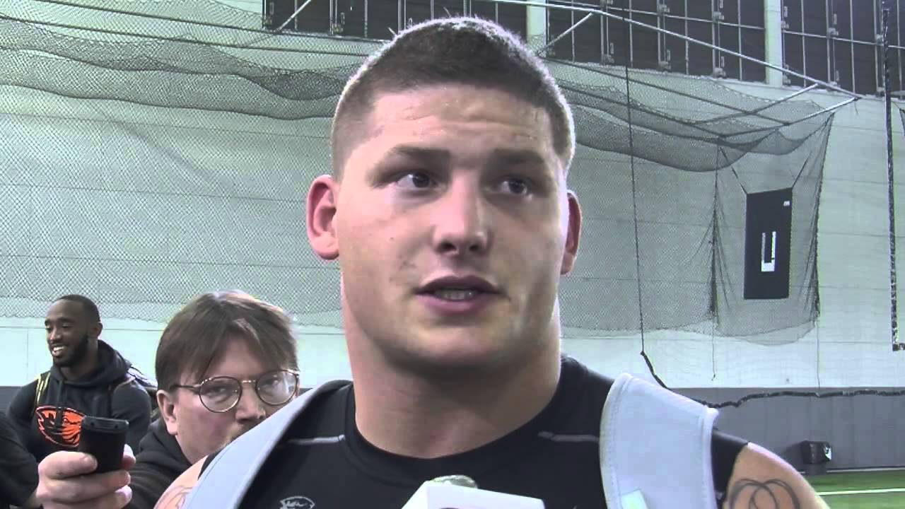 Dylan Wynn after Oregon State pro day - YouTube